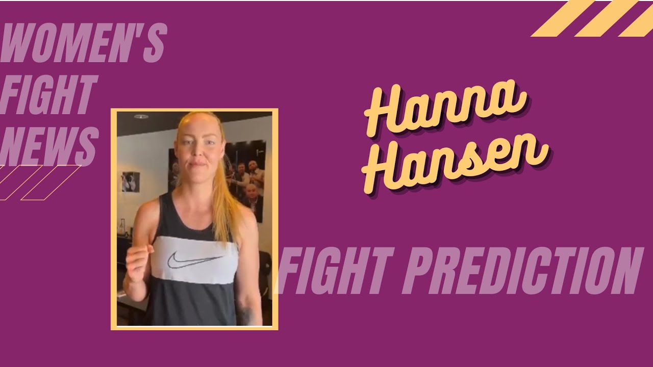 Hanna Hansen - Sky Sports Boxing predictions - Shields-Marshall + Mayer ...
