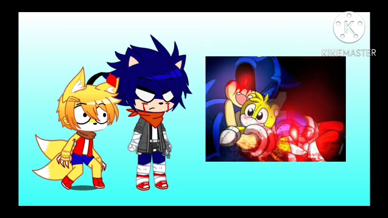 los del mod de sonic.exe y Sonic reacciónan a sus 3 ships :v muy corto ...