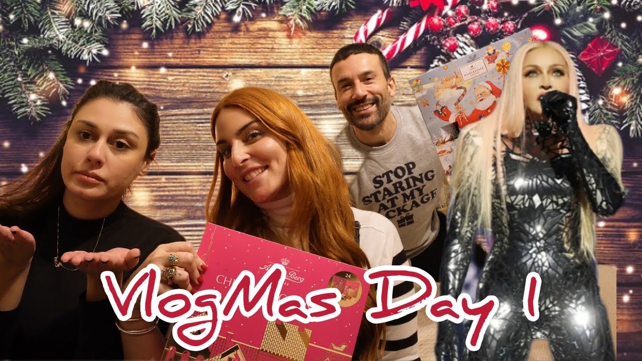 Η MADONNA ΚΑΙ Η ΜΕΓΑΛΗ ΠΑΡΕΞΗΓΗΣΗ | VLOGMAS DAY 1 - YouTube