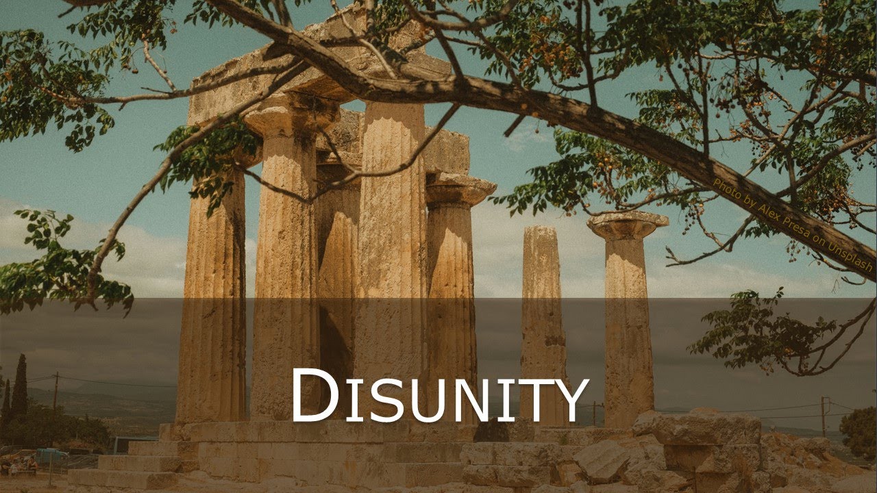 1 Corinthians 1:10-31 - Facing up to Church Disunity - YouTube