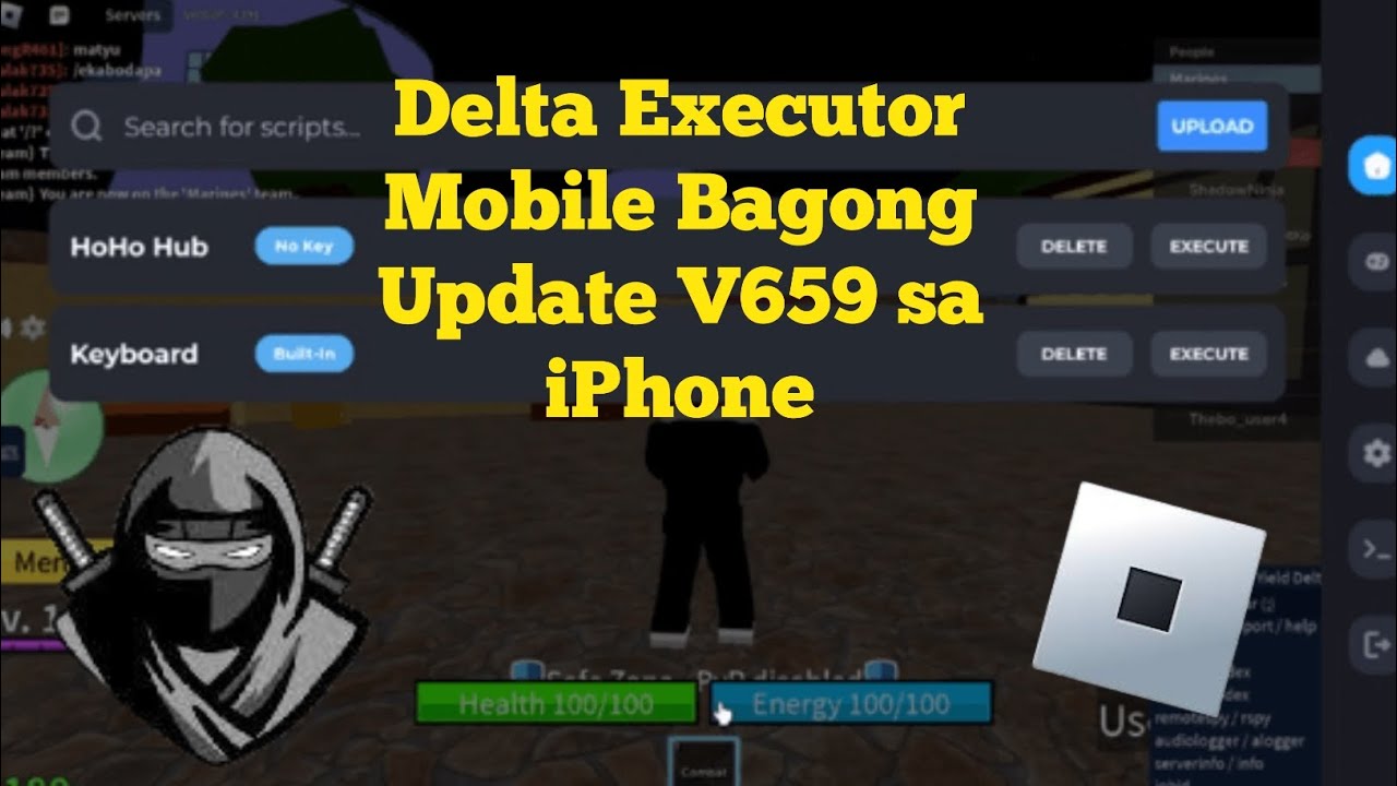 Delta Executor Mobile V659 Bagong Update Iphone & Ios- Gumagana Roblox - YouTube