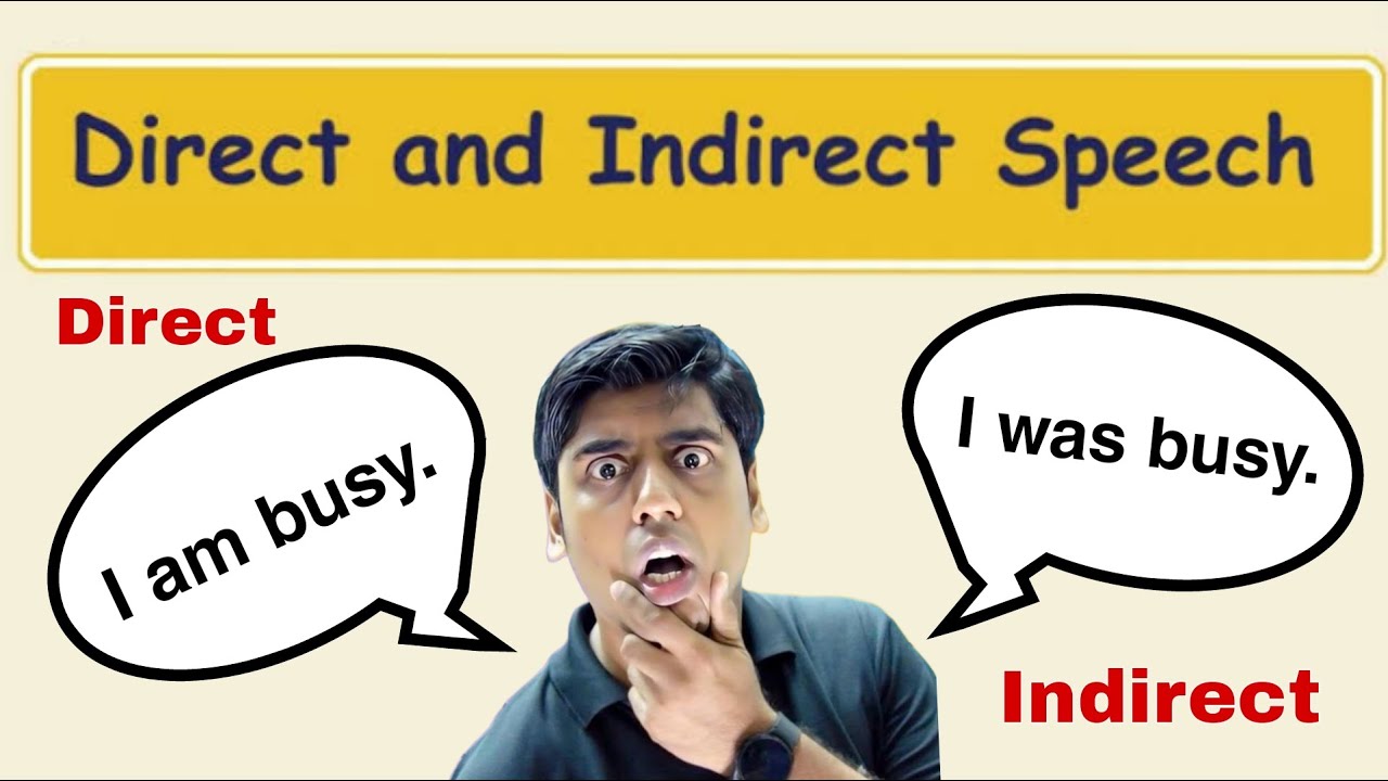Direct Indirect | Narration | Direct Speech Indirect Speech practice ...