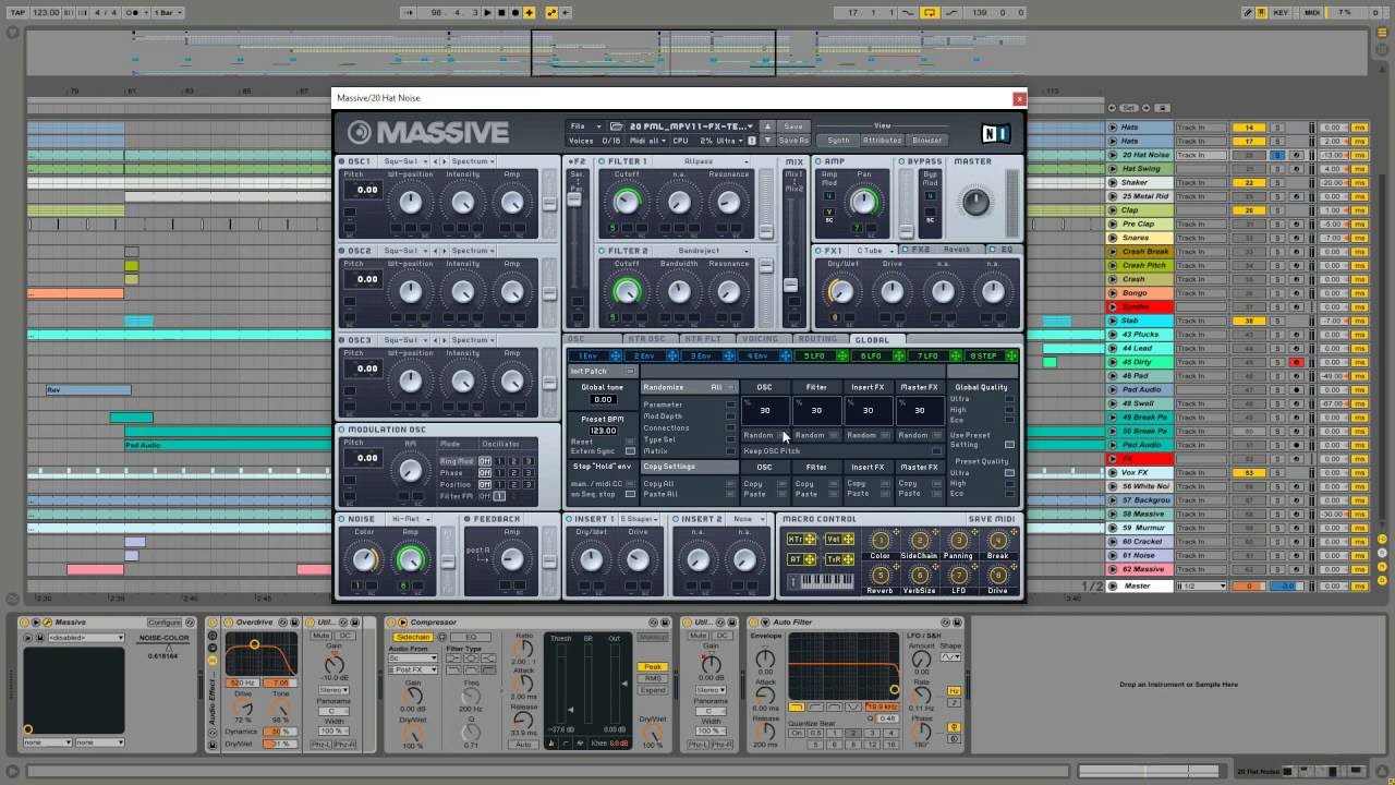 Techno Production Techniques - Ableton Live 9 Template Tutorial - YouTube