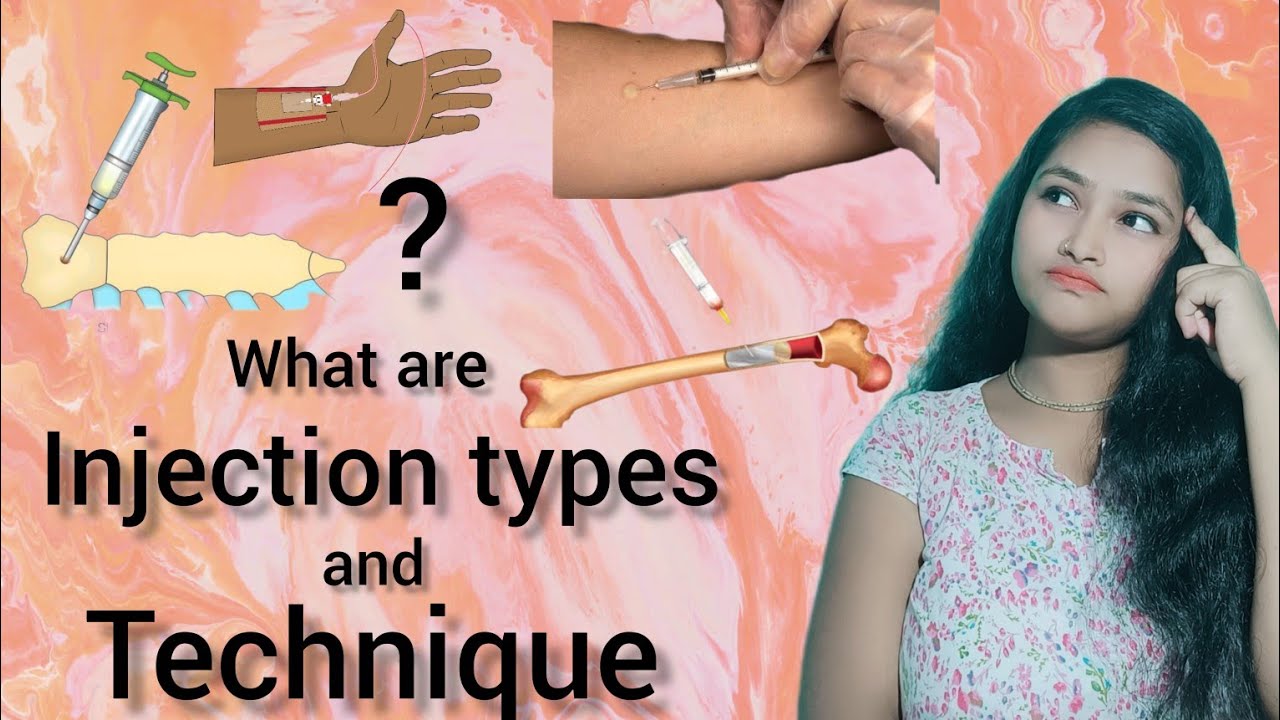 Type of injection | injection kaise lagate hai | injection लगाने का ...