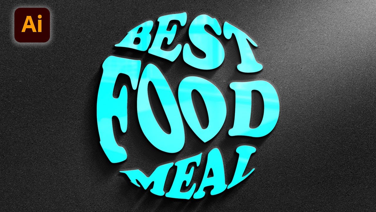 Typography Logo Design In Illustrator | Custom Typography Logo ...