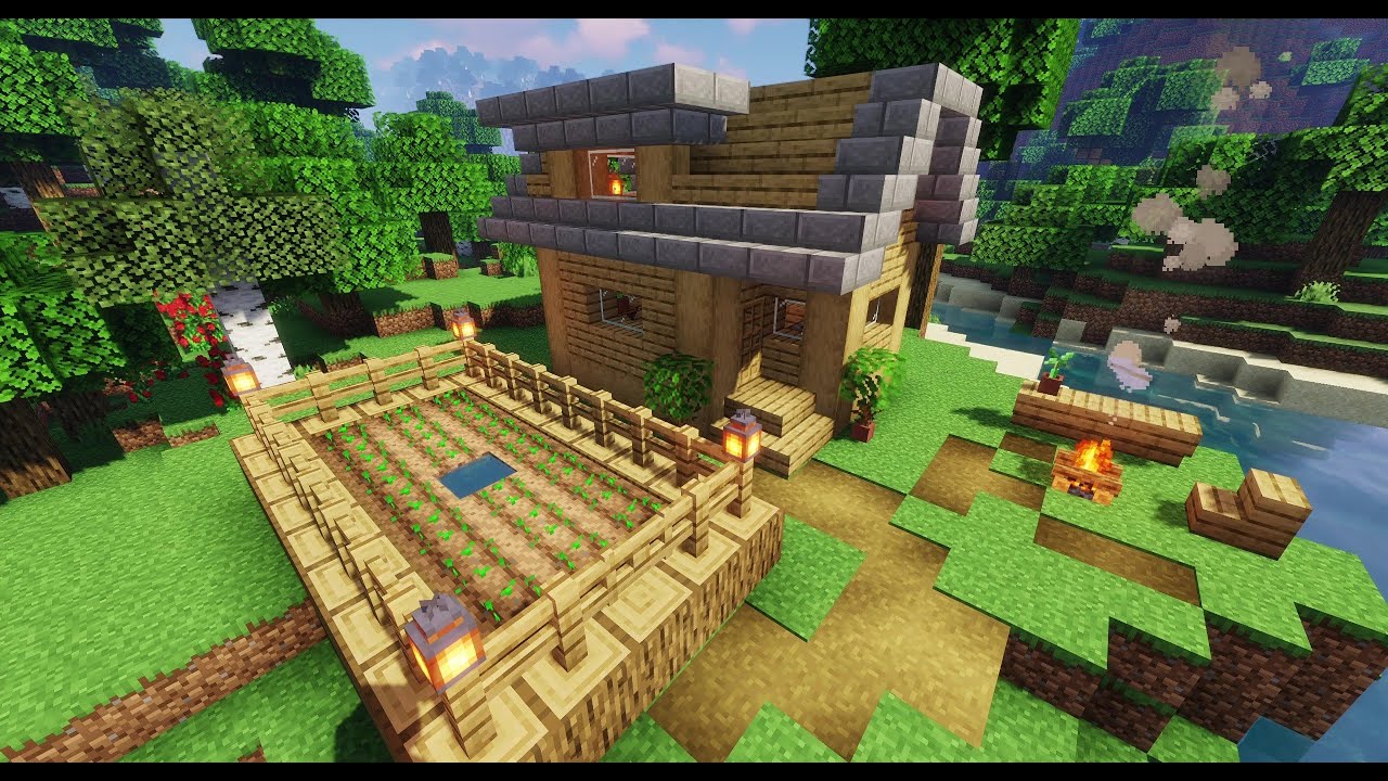 [Minecraft] Creative Building #27 || Home For Beginners v12.0 - YouTube