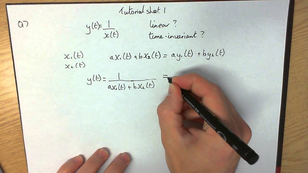 EEE224/227 Tutorial sheet 1: Q7 - YouTube