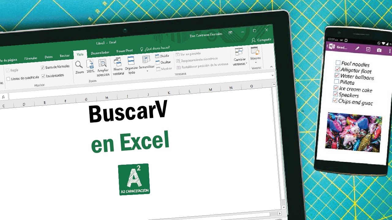 La función BuscarV en Excel - YouTube