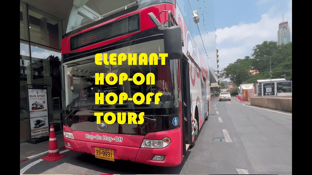 Elephant Hop-on Hop-off Tours, Bangkok - YouTube