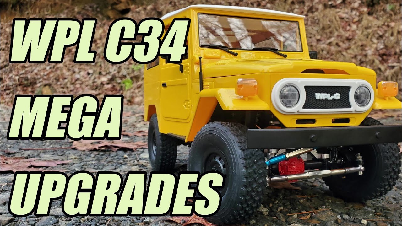 WPL C34 MEGA Upgrades.!! Initial Shakedown.! Run Footage.!! - YouTube
