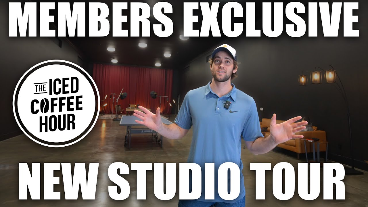 MEMBERS ONLY: Inside the New Iced Coffee Hour Studio and Office! - YouTube