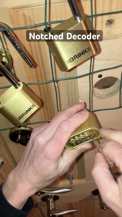 Notched Decoder Covert Instruments, Faster than Dialing? #lockpicking # ...