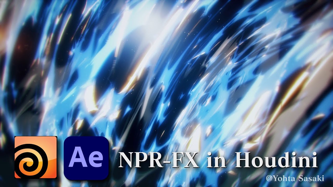 Anime Style NPR effects and breakdowns created in Houdini. - YouTube