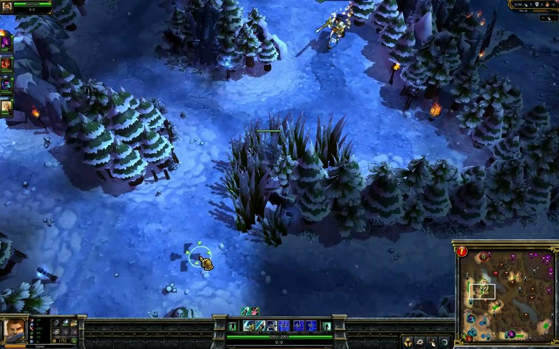 League of Legends -Garen in Summoner's Rift(winter) 2010-10-26 p3/3 ...