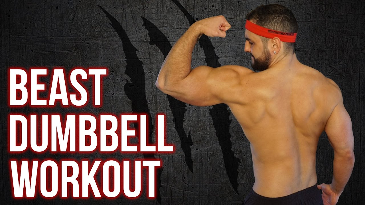 10 Minute No-Gym Total Body Beast Home Workout | (Dumbbell ONLY Home ...