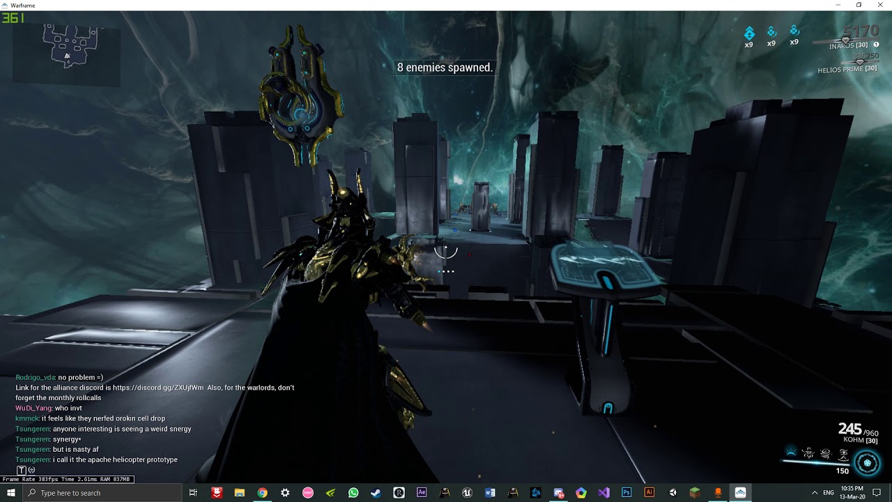 Warframe weird apache helicopter synergy preview - YouTube