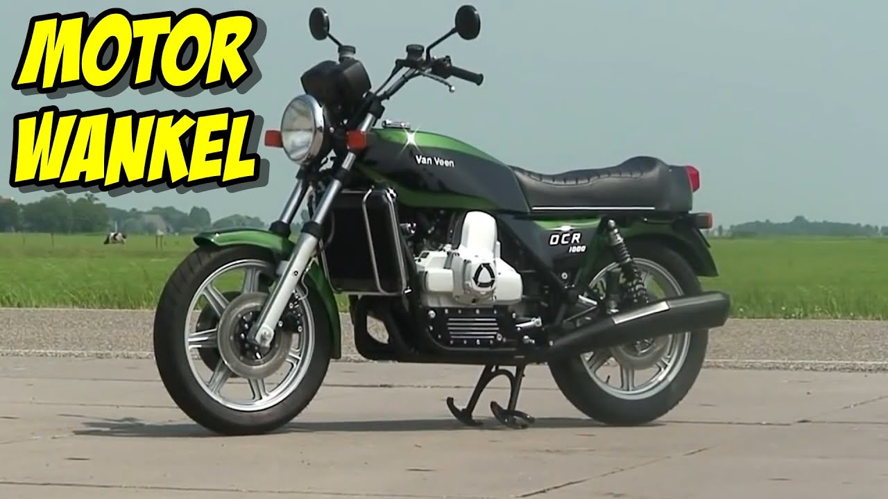 A MOTO COM O ESPETACULAR MOTOR WANKEL - VAN VEEN OCR 1000 - YouTube