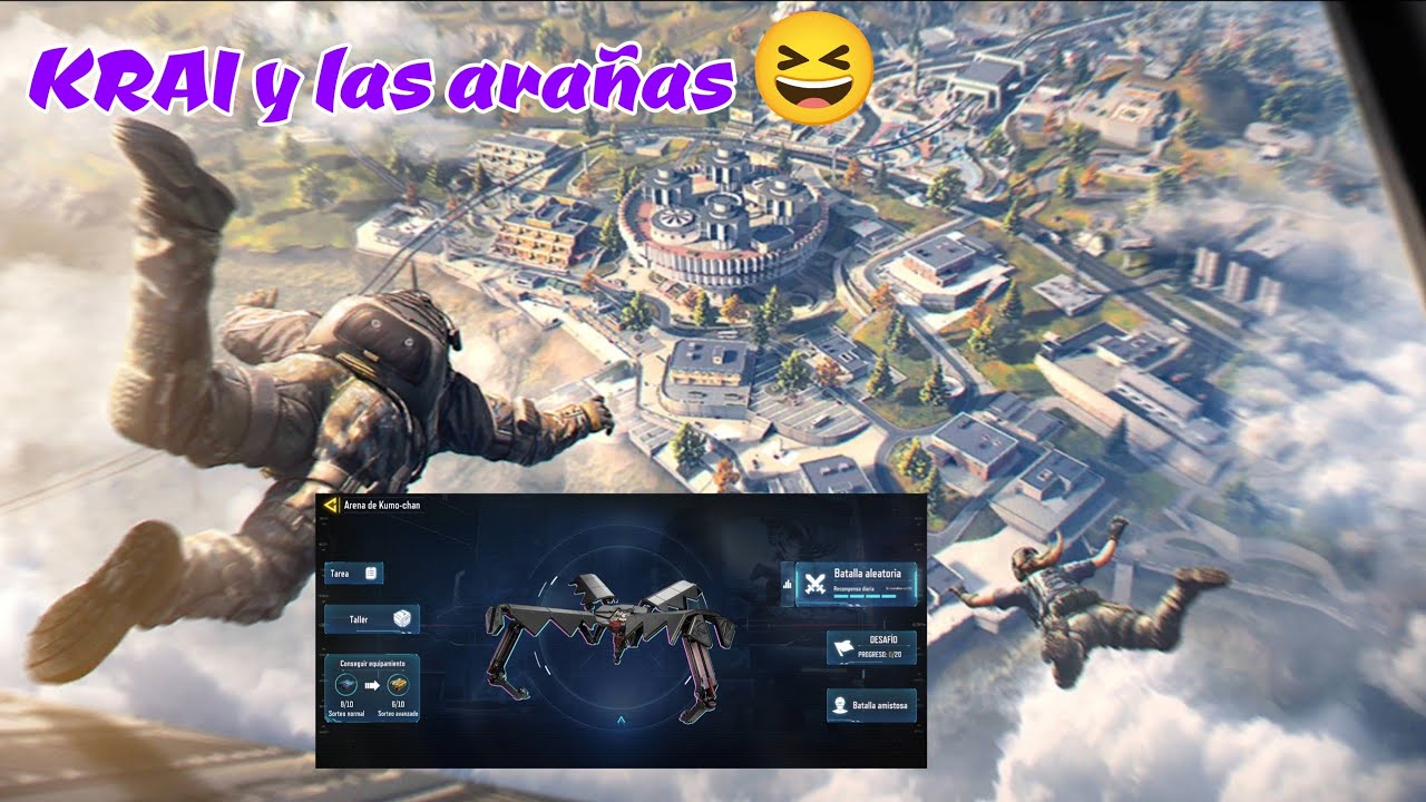 Mi primera partida en Krai + Araña de Kumo-chan - COD Mobile - YouTube