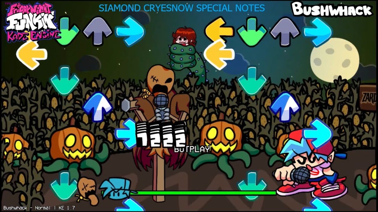 My Special Notes - FNF Zardy Mod - Bushwhack - Botplay (ON) - YouTube