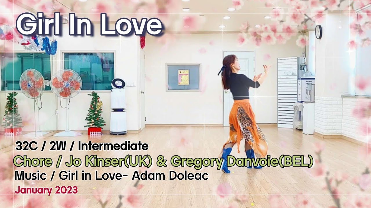 [정지현 Linedance] Girl In Love || Intermediate || chore: Jo Kinser ...