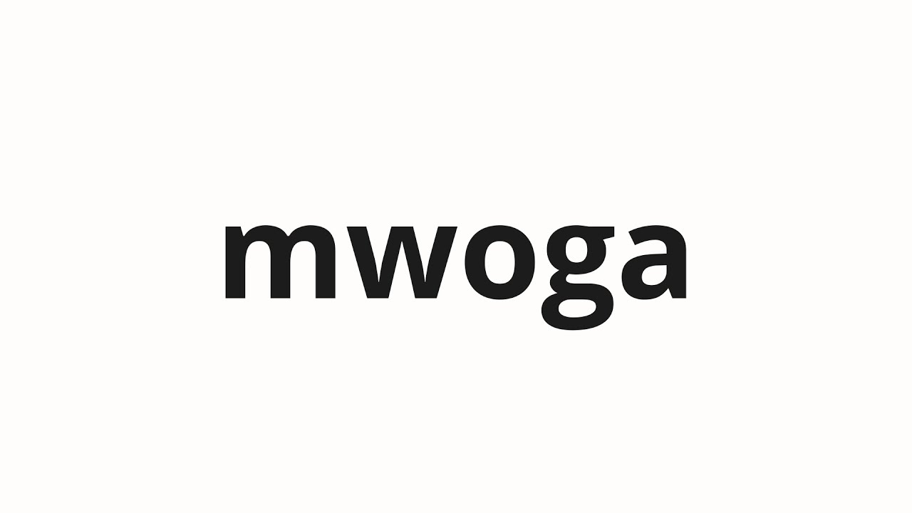 How to pronounce mwoga | 뭐가 (what in Korean) - YouTube