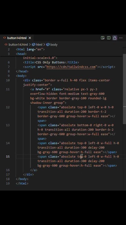 Animated Buttons Without Using Css Use Only Html Part 14 Html