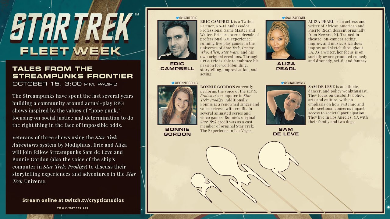 STAR TREK FLEET WEEK - Tales from the Streampunks! - YouTube