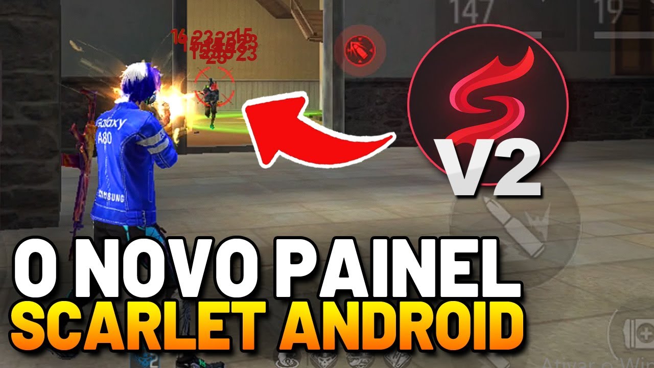 NO ANDROID? Testei o Novo Painel Scarlet da Atualização do Free Fire ...