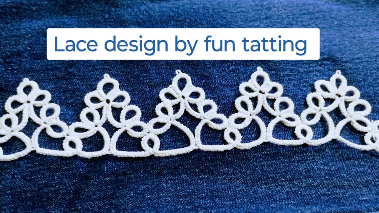 Beautiful lace making:step to step guide - YouTube