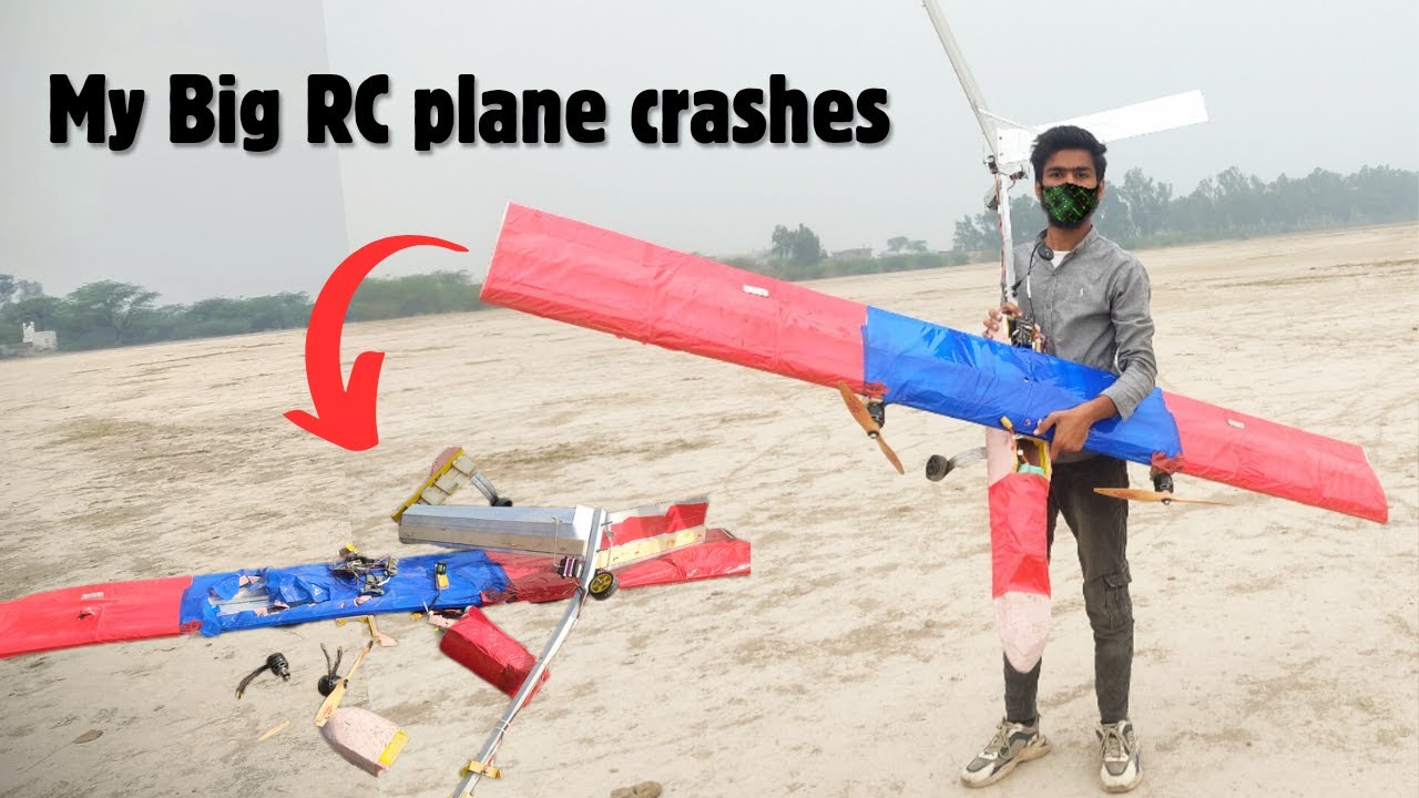 Our big RC plane have been crashed - YouTube