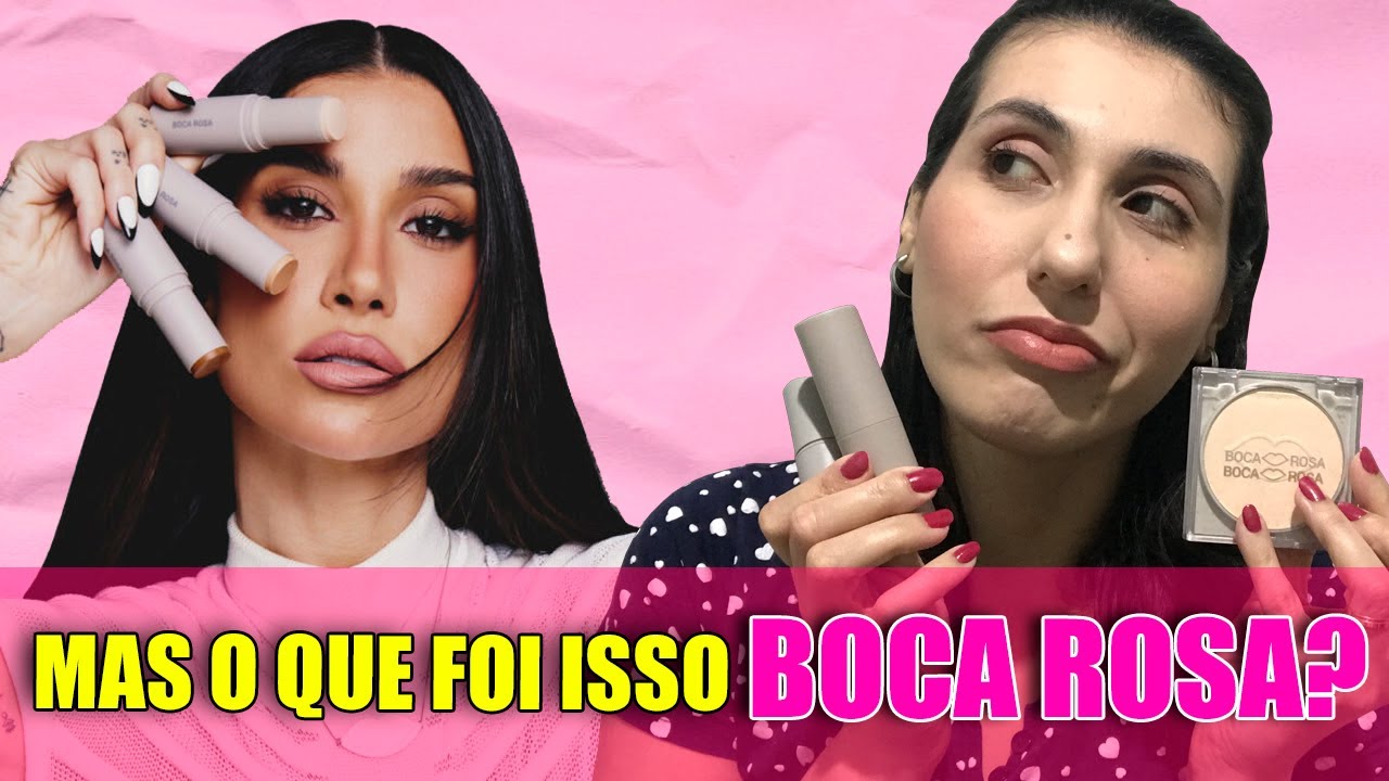 A NOVA MARCA DA BOCA ROSA- BASE EM STICK. SERÁ QUE DEU BOM OU NÃO ...