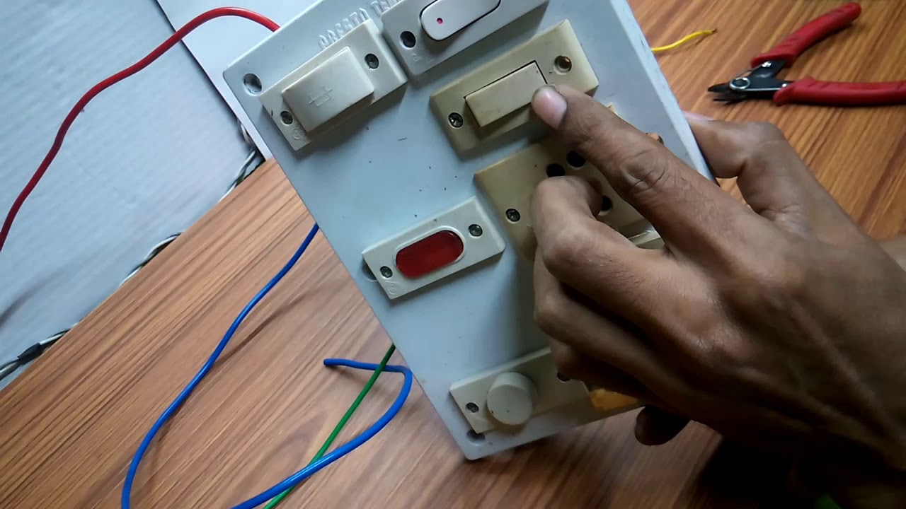 Switch board wiring video - YouTube