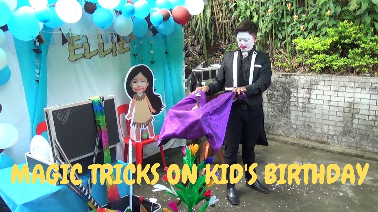 MAGIC TRICKS_ELLIE'S BIRTHDAY 🎪🎭 || - YouTube