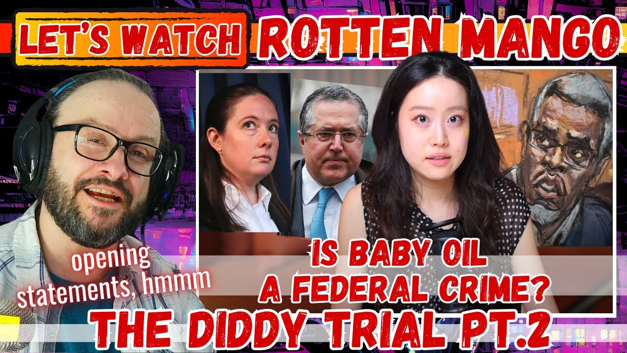 Lets watch ROTTEN MANGO - The Diddy Trial part 2 - is baby oil a ...