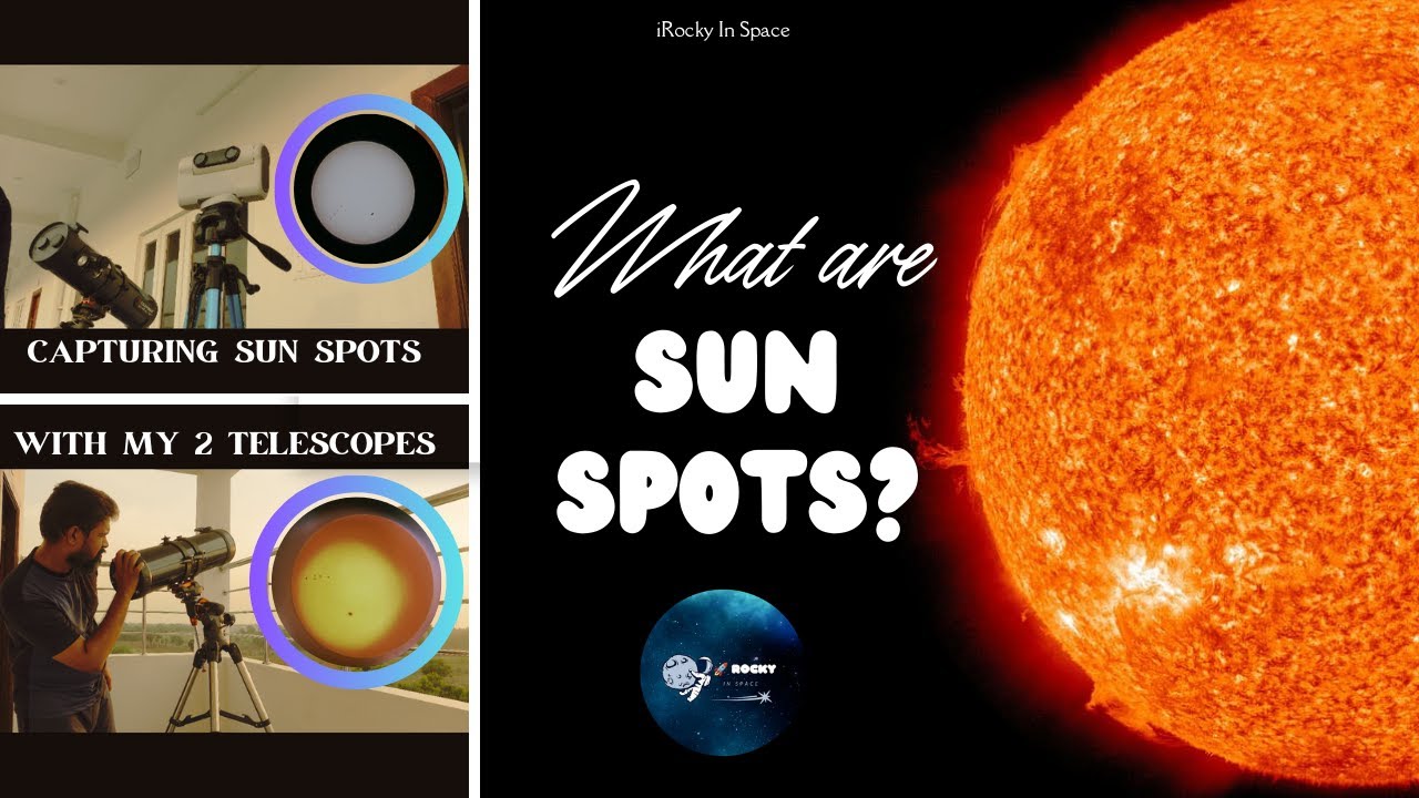 What are "Sun Spots"? Capturing Through My 2 Telescope's. - YouTube