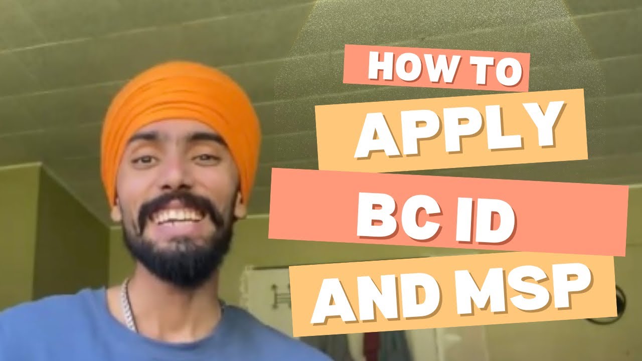 How to apply BC ID and MSP CARD in detail - YouTube