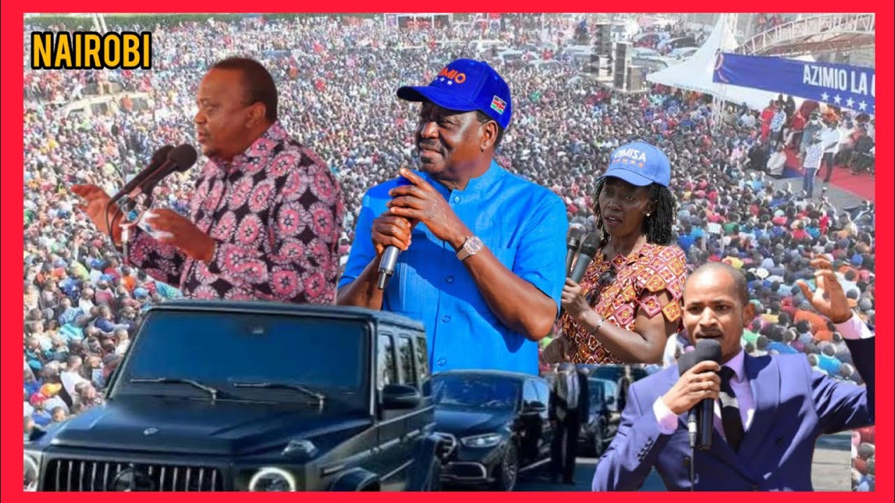 RAILA & UHURU STORMS KIBERA NAIROBI FOR AZIMIO CRISIS MEETING | AZIMIO ...