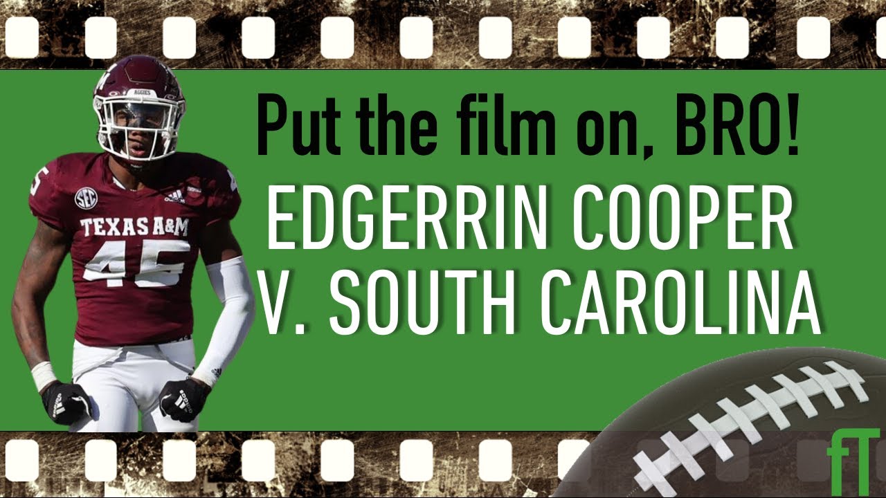 PTFOB - Texas A&M LB Edgerrin Cooper v South Carolina - LB1? If he's ...