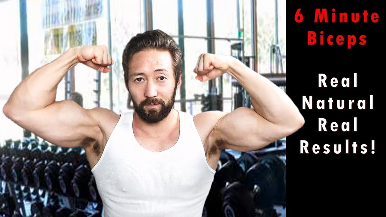 BIG BICEPS in ONLY 6 MINUTES / Effectively FAST Dumbbell Workout! - YouTube