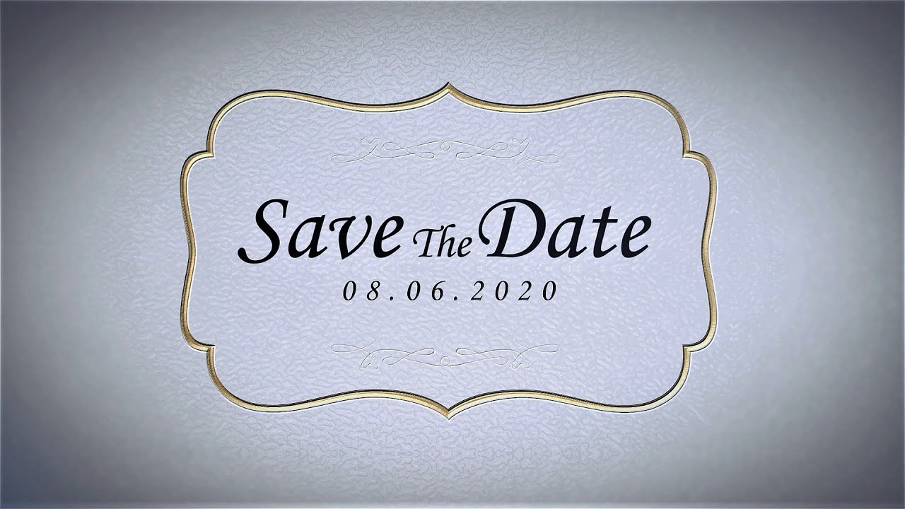 Wedding Invitation Video | Save The Date | Digital Fx | DFX 09 - YouTube