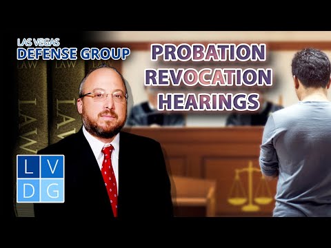 How do "probation revocation hearings" work in Nevada? - YouTube