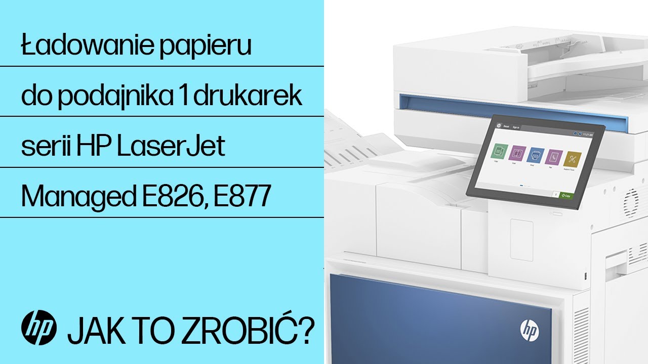 Drukarki wielofunkcyjne HP LaserJet E731, E786, E73130, E73135, E73140 ...