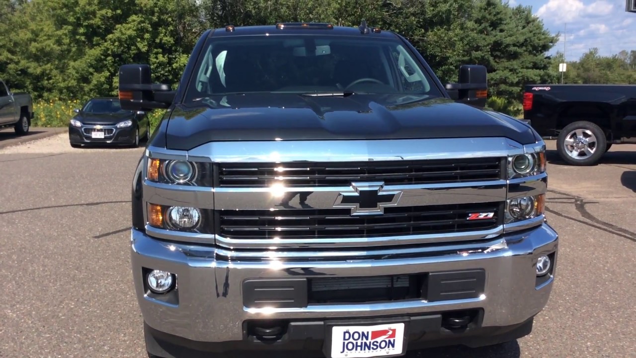 2017 Chevrolet Silverado 2500HD Graphite Metallic LT 4WD (H17213) - YouTube