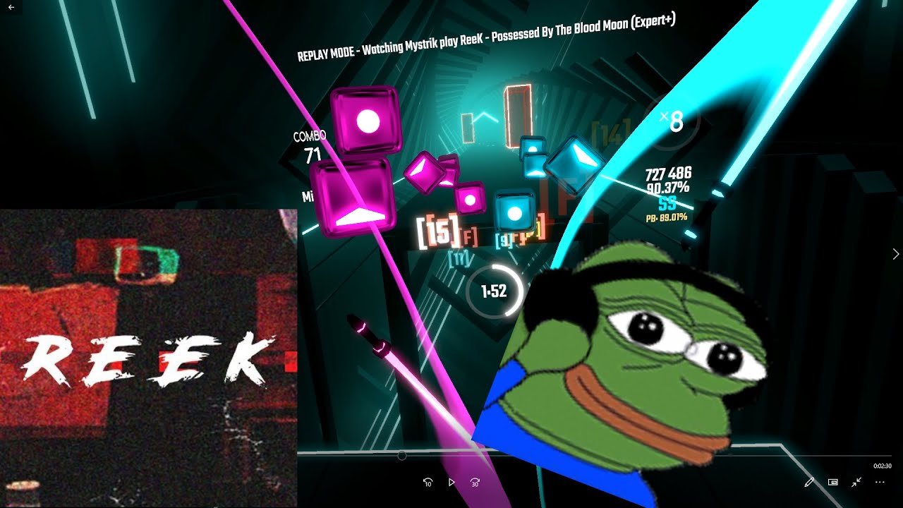 [Beat Saber] Reek - Possessed by the Blood Moon | i've never jammed so ...