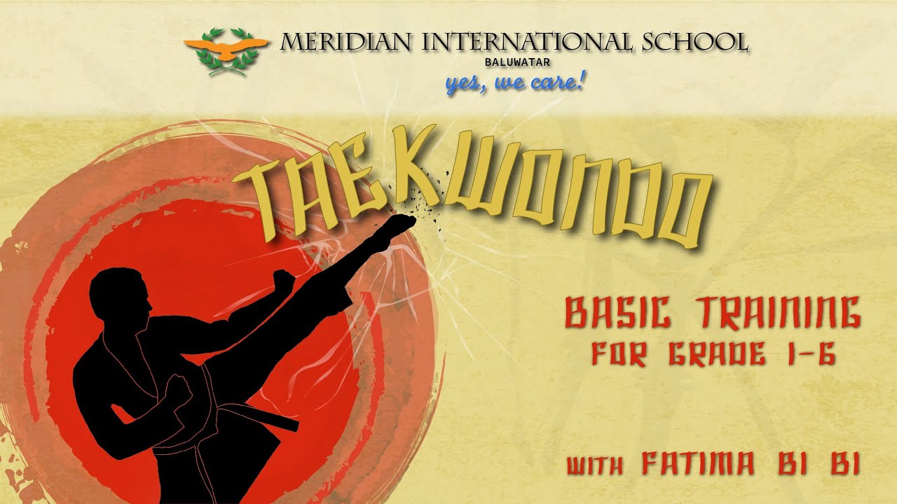 Taekwondo Basic Training with Fatima Bi Bi - YouTube