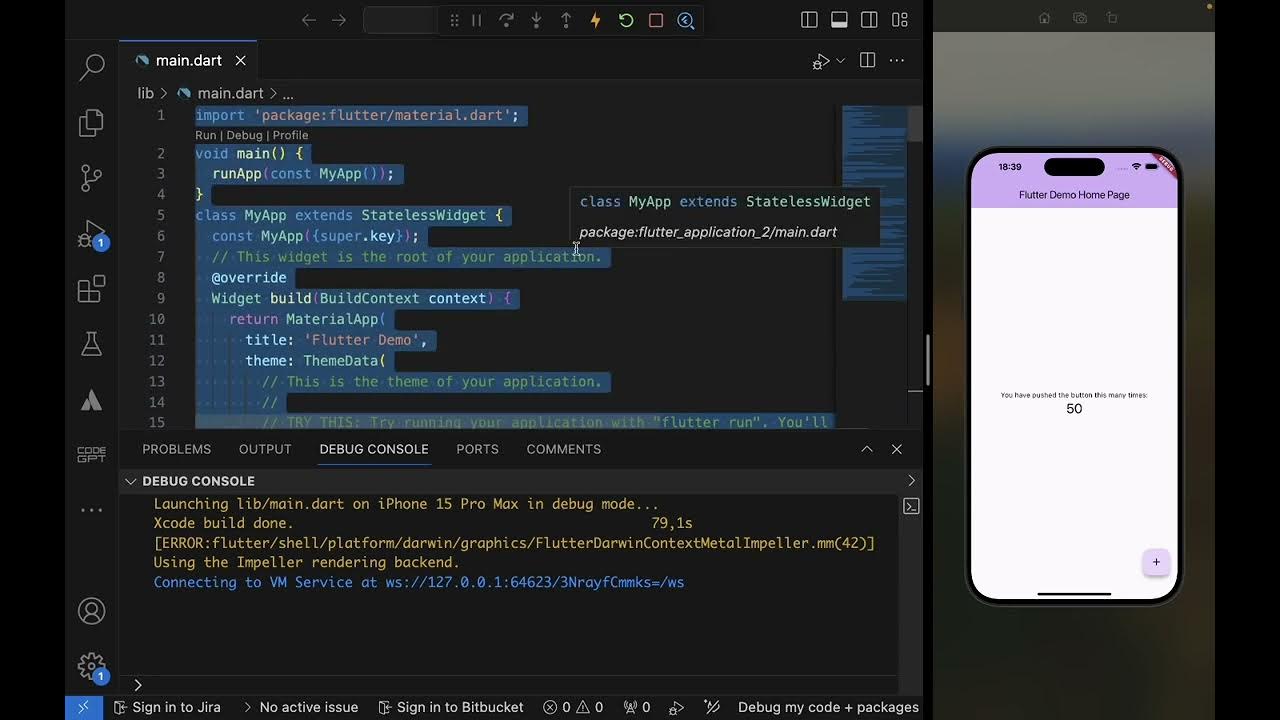 Flutter. Урок 16. Flutter first project (part 1) - YouTube