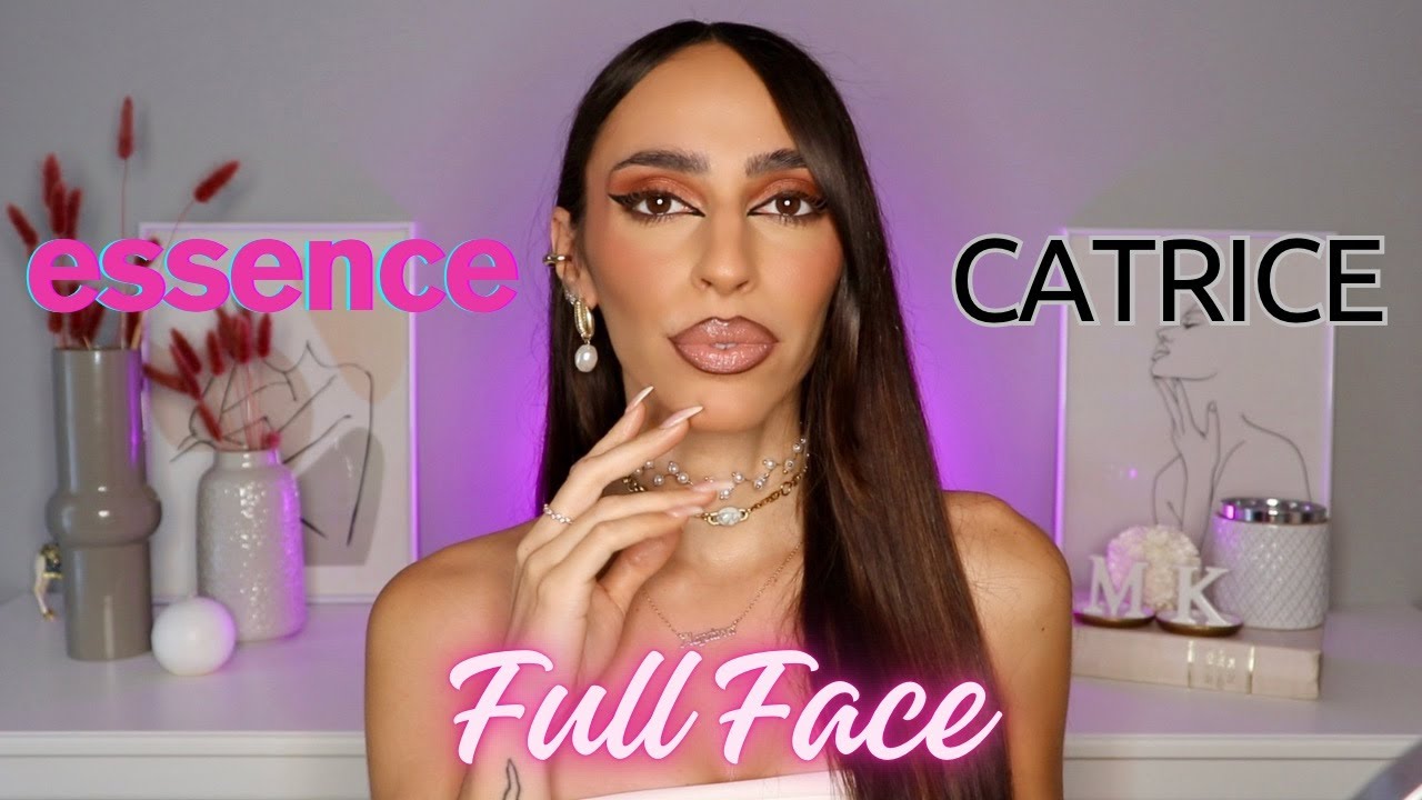 ESSENCE & CATRICE FULL FACE MAKEUP||MARIANNA KALAFATI - YouTube