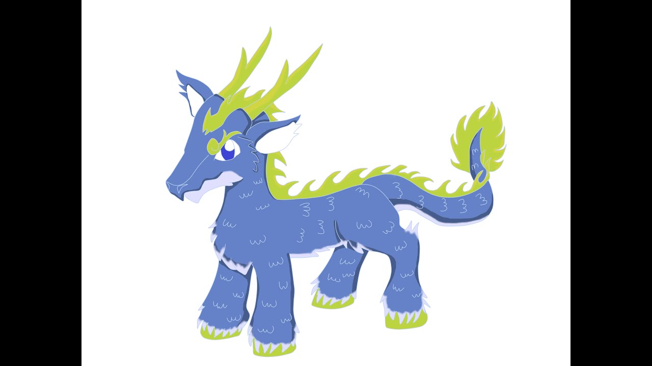 How to draw a Legendary Kirin - YouTube