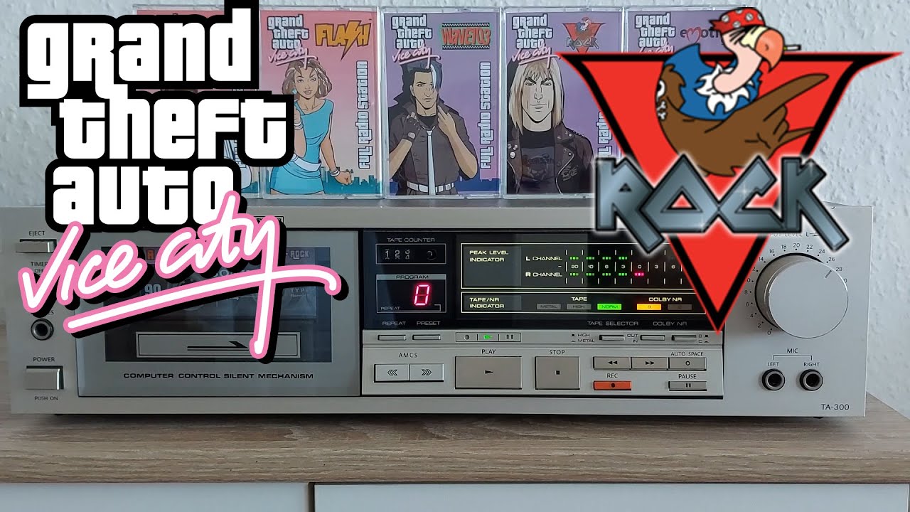 GTA: Vice City | V-Rock - Completely played from Cassette! [FULL RADIO ...