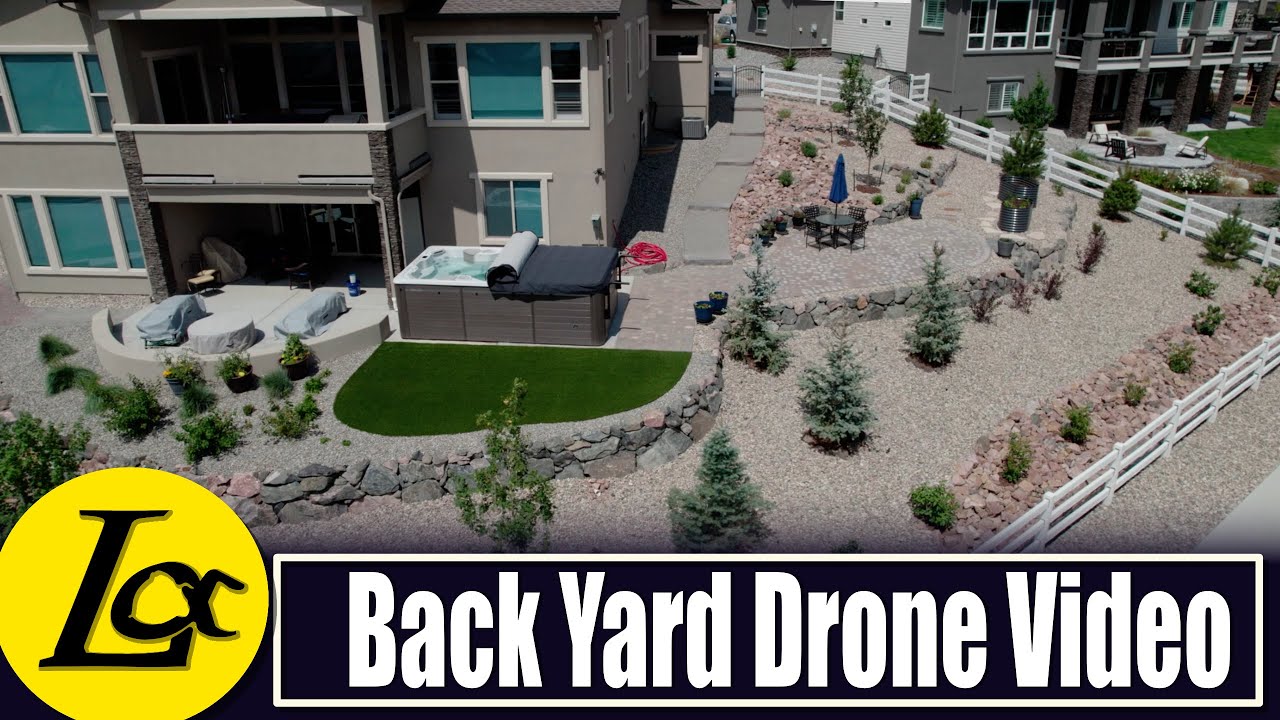 Backyard Drone Video of a Landscape Project - YouTube